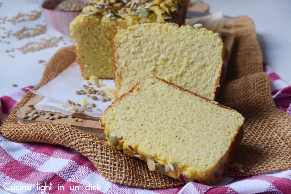 Pane di lenticchie fatto solo con tre ingredienti