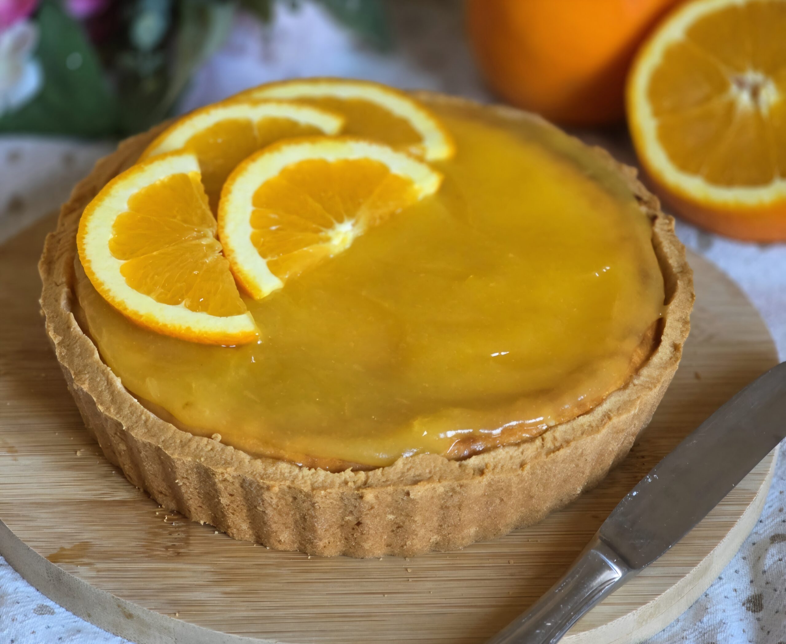 Crostata favola di arancia: dolce ripieno cremoso | Cucinare è come amare