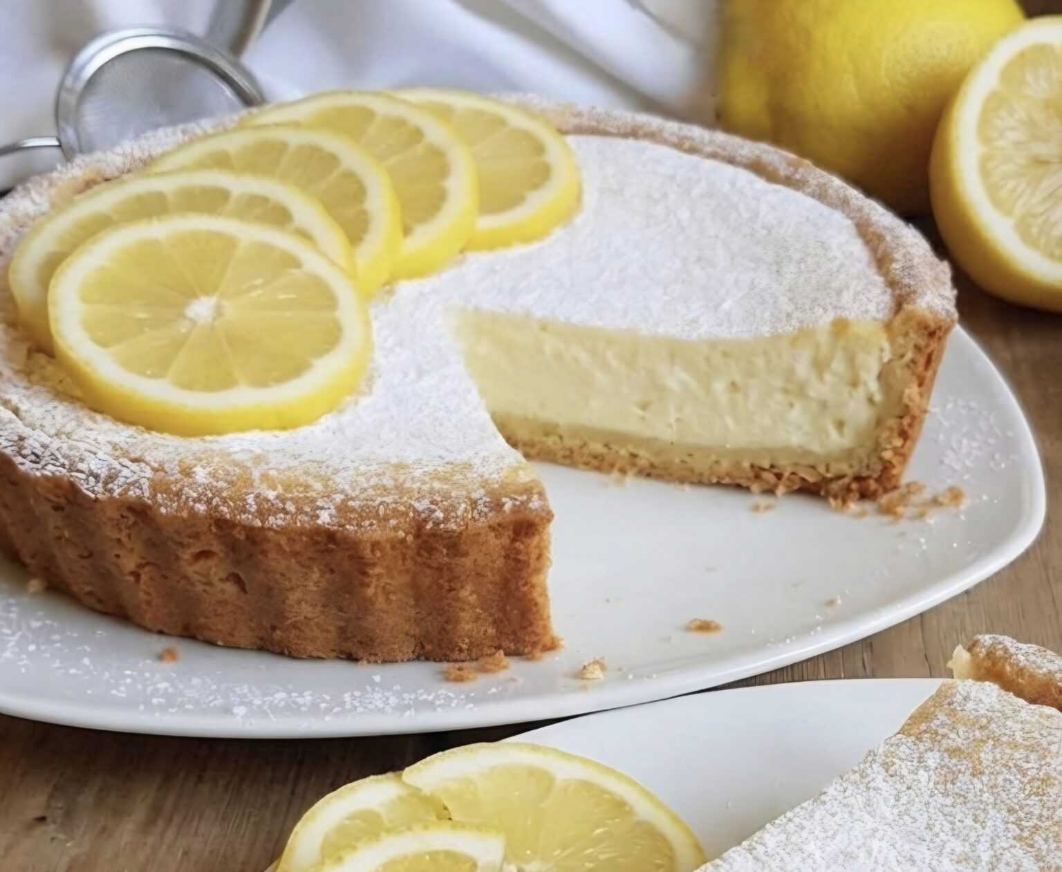 Crostata cuore cremoso di ricotta e limone: dolce ricetta facile e ...