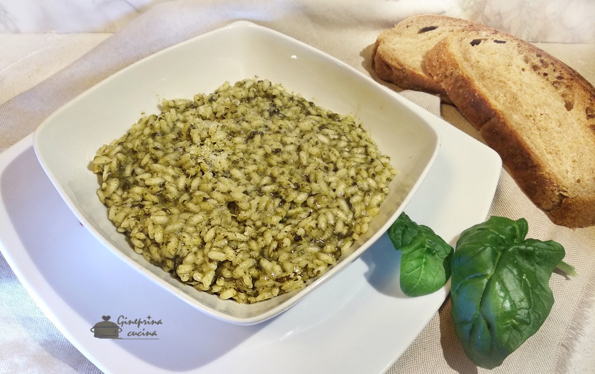 risotto agli spinaci e fontina - Gineprina cucina