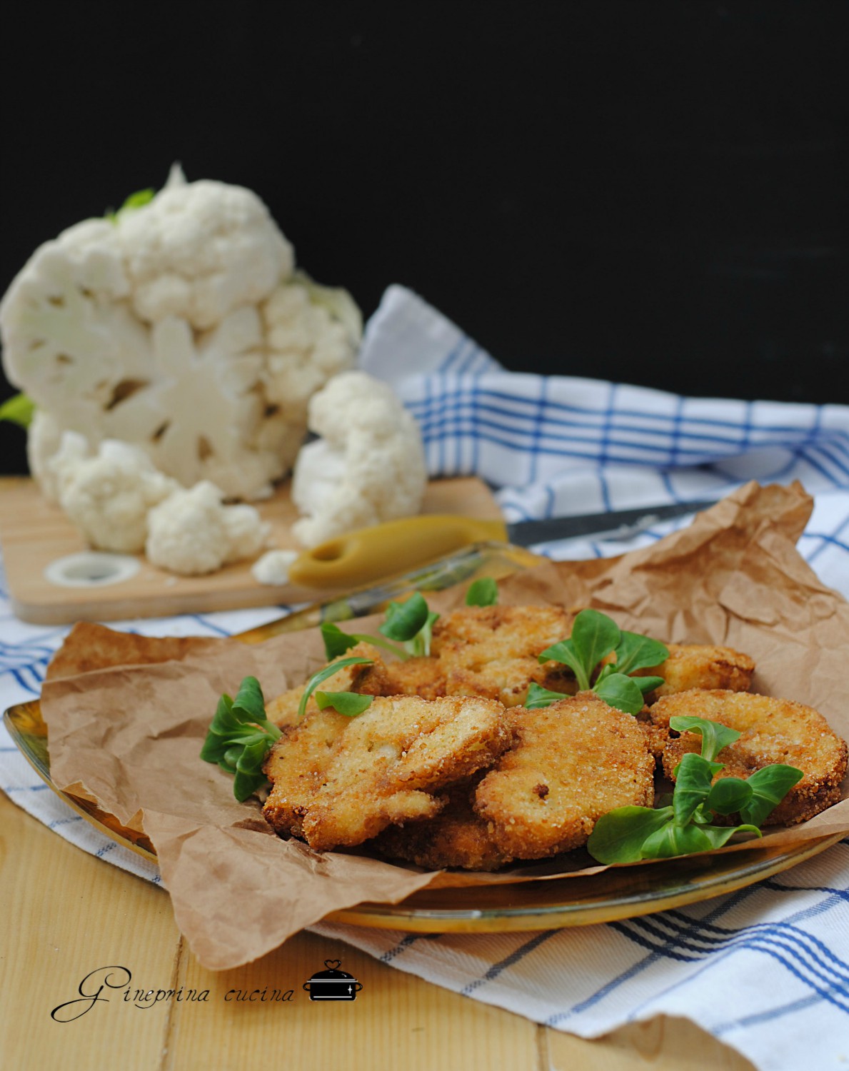 cavolfiore impanato e fritto - Gineprina cucina