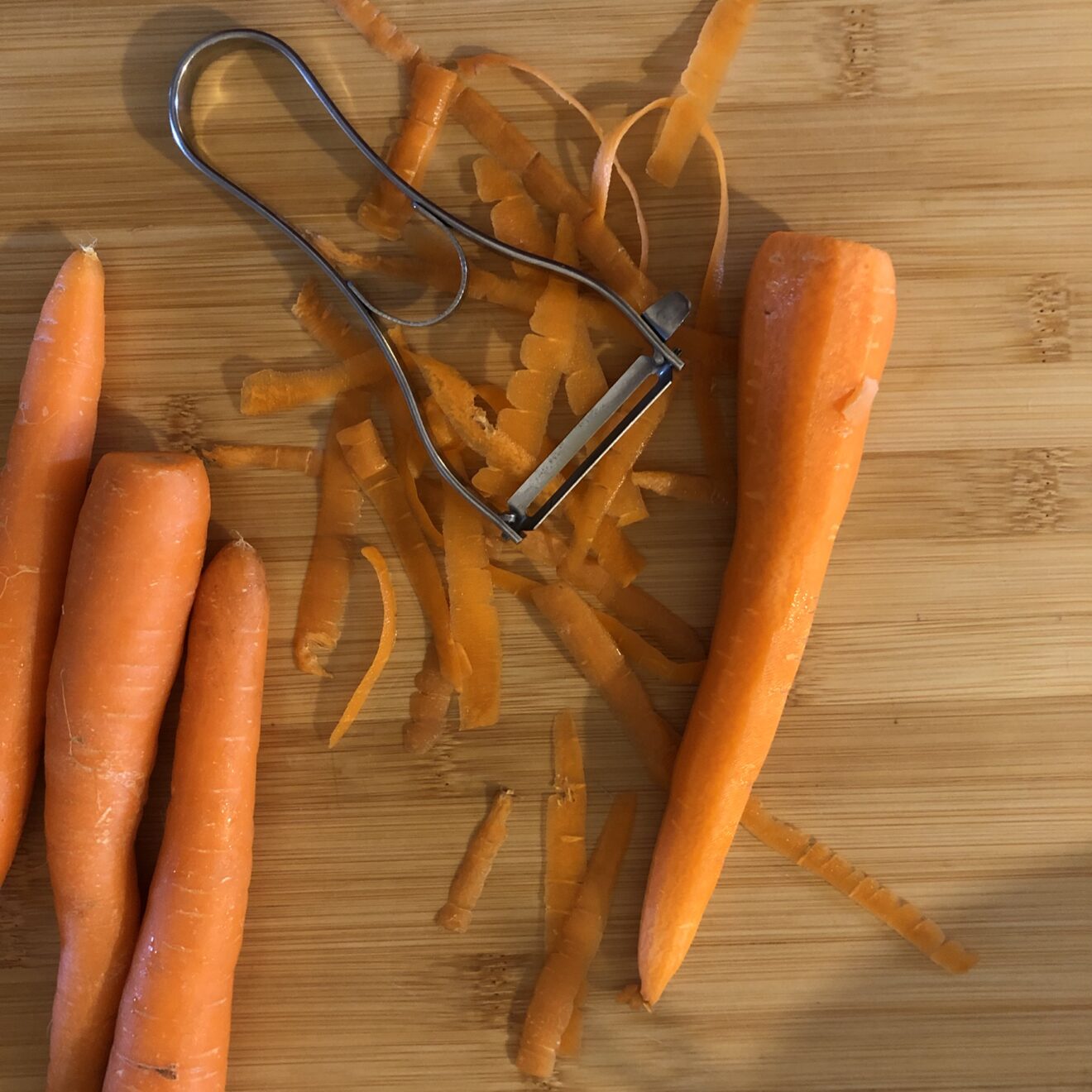 Daikon con carote in padella - La mimosa rosa