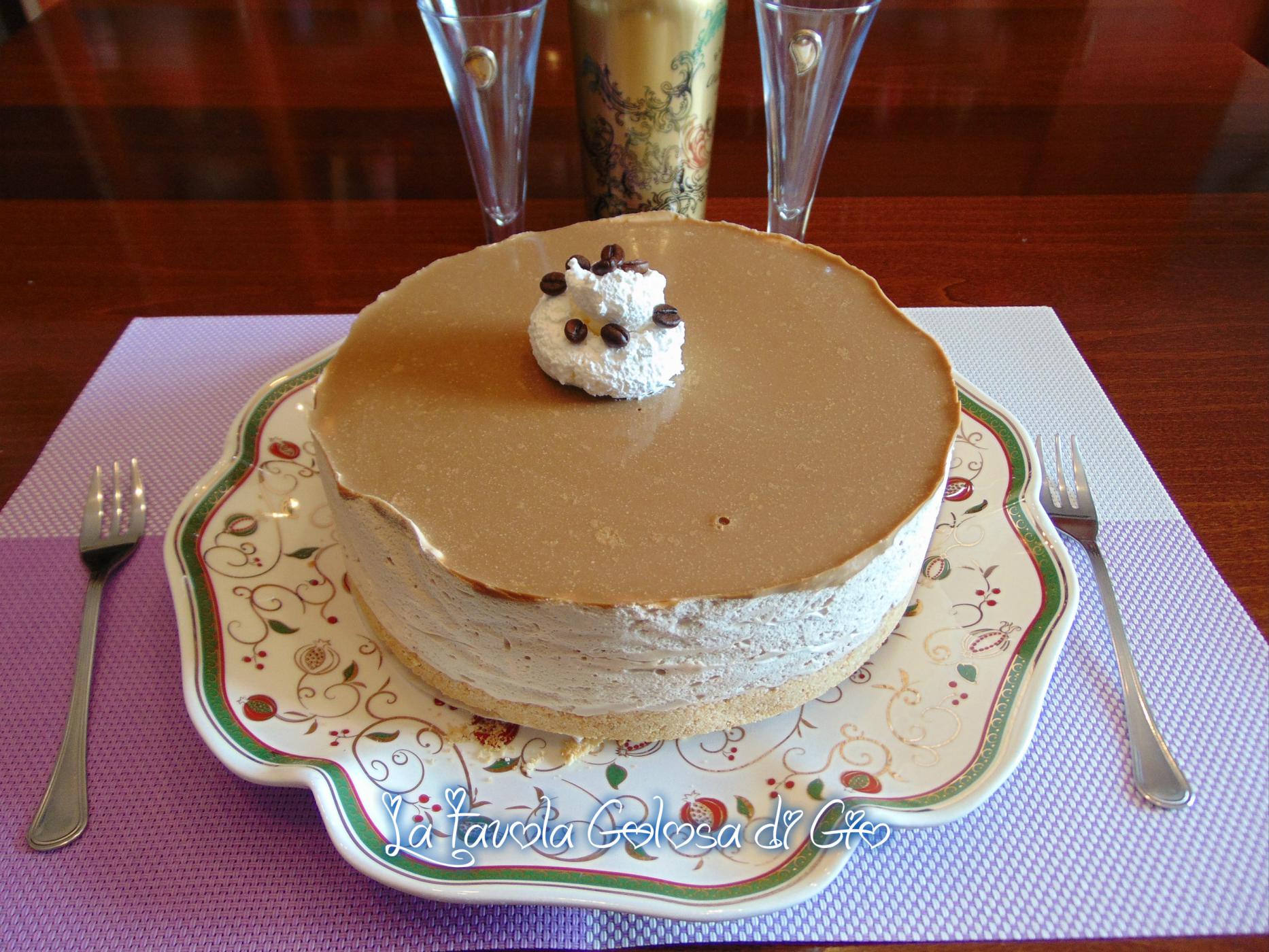 Torta semifreddo al caffè e panna | La tavola golosa di Giò