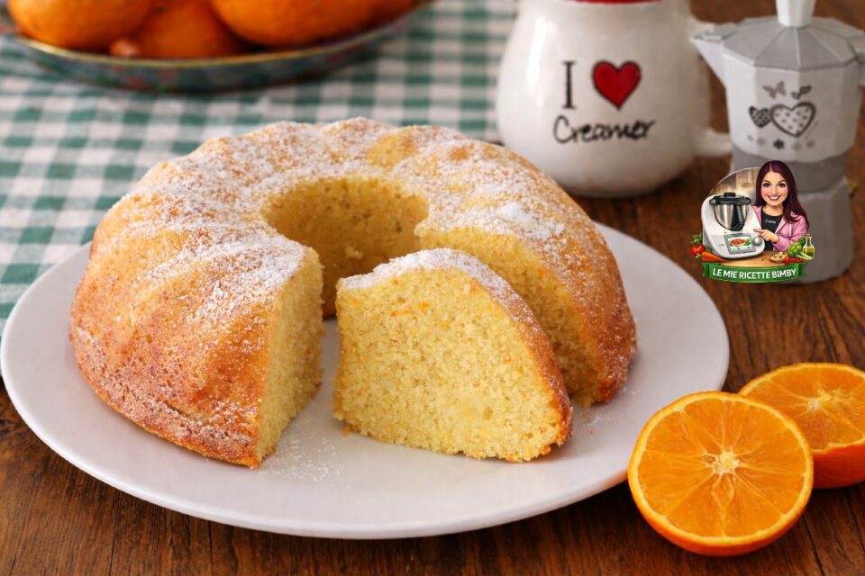 CIAMBELLA ALL'ARANCIA BIMBY Alta, Morbida e senza Burro - Le Mie ...