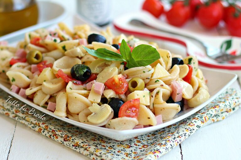 Pasta Fredda al Prosciutto e Formaggio "Un Piatto Fresco e Gustoso ...