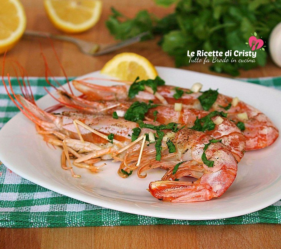 Gamberoni al forno "ricetta semplice per un piatto raffinato" - Tutto ...