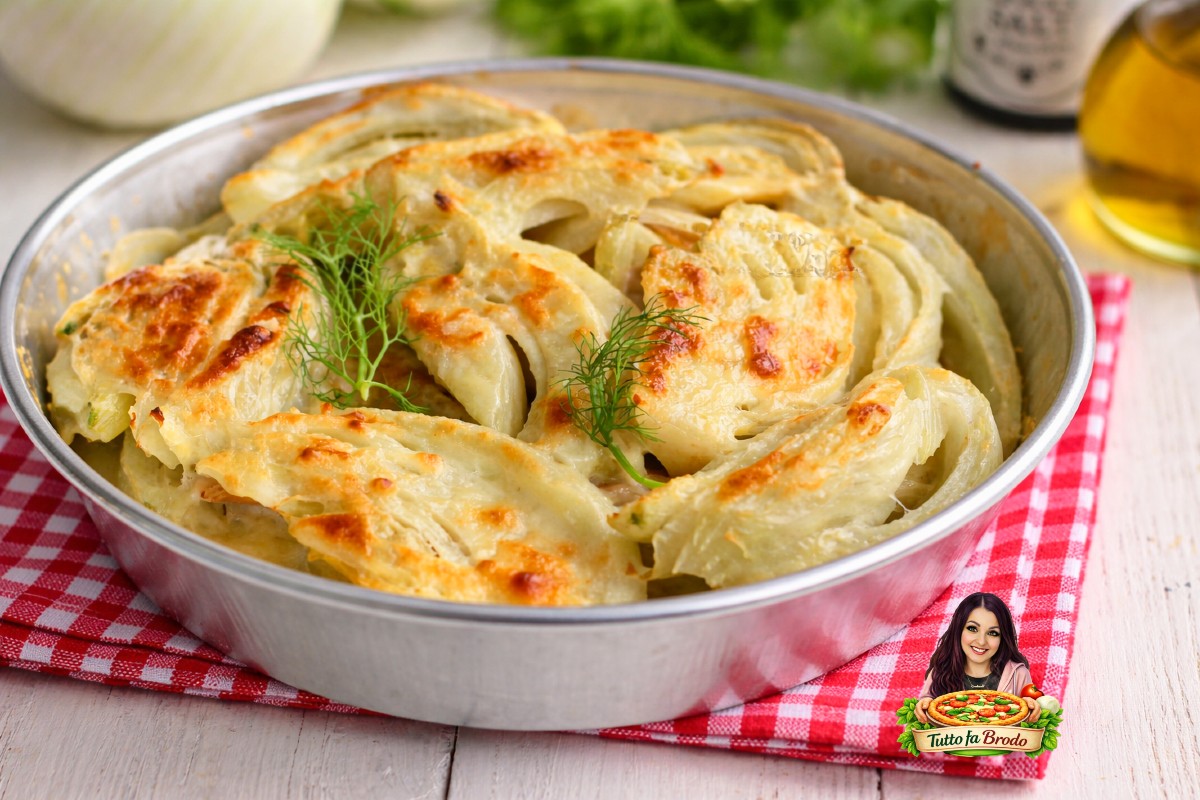 Finocchi Gratinati con Besciamella e Prosciutto - Tutto fa Brodo in ...