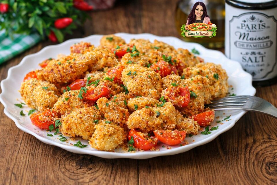 Bocconcini di Pollo e Pomodorini Impanati "Al Forno" - Tutto fa Brodo ...