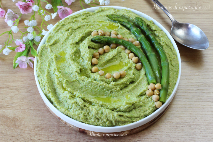 Hummus di asparagi e ceci