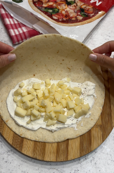 Calzone di piadina in friggitrice ad aria - La cucina di Reginé